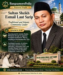 Sheikh Esmail Laut Sarip - BangsamoroPedia